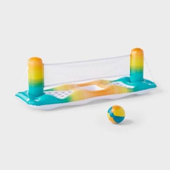 Sun Squad | Toys | Sun Squad Inflatable Pool Pong And Volleyball Set ...